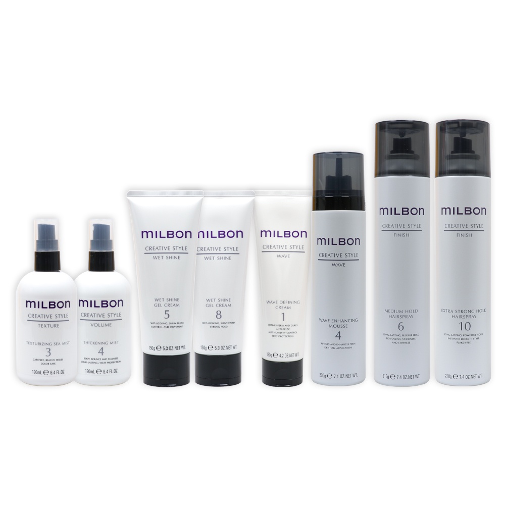 ⎮Rough99⎮Milbon 🇯🇵｜ 絲柔造型品 光亮造型霜 輕霧造型露 豐盈造型露 波動造型乳 輕霧造型霜 哥德式 | 蝦皮購物