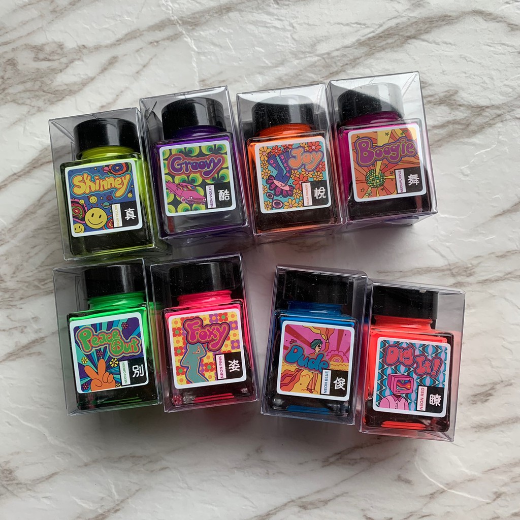 KALA INK 懷舊系列 TRIBUTE TO NEON『向霓虹燈致敬』防水墨水 鋼筆墨水 30ML裝 | 蝦皮購物