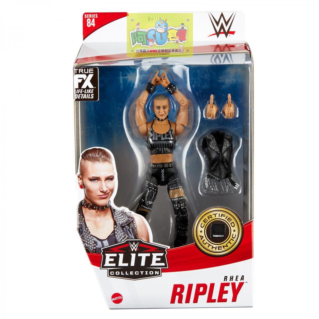 ☆阿Su倉庫☆WWE摔角 Rhea Ripley Elite 84 Figure 女子巨星精華版人偶附出場偶衣 熱賣中 | 蝦皮購物