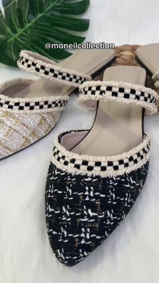 Alexa 女士平底 Moneil 系列涼鞋,帶針織圖案 | 蝦皮購物