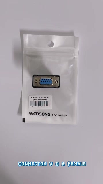 連接器 VGA 母頭到 LAN RJ45 母頭 Websong | 蝦皮購物