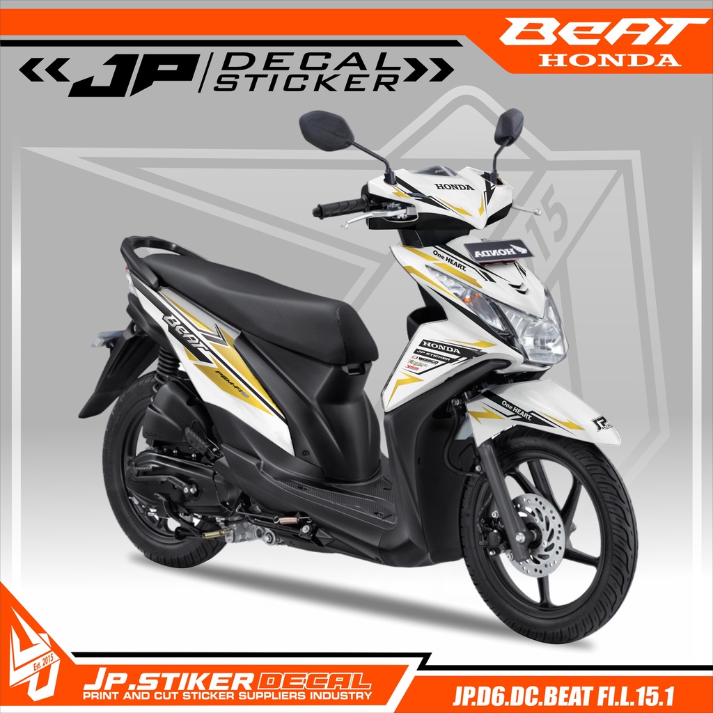 貼花貼紙摩托車 Beat FI Lama 全身 Dekal 變體 Beat FI 舊 2013 2014 2015 JP | 蝦皮購物