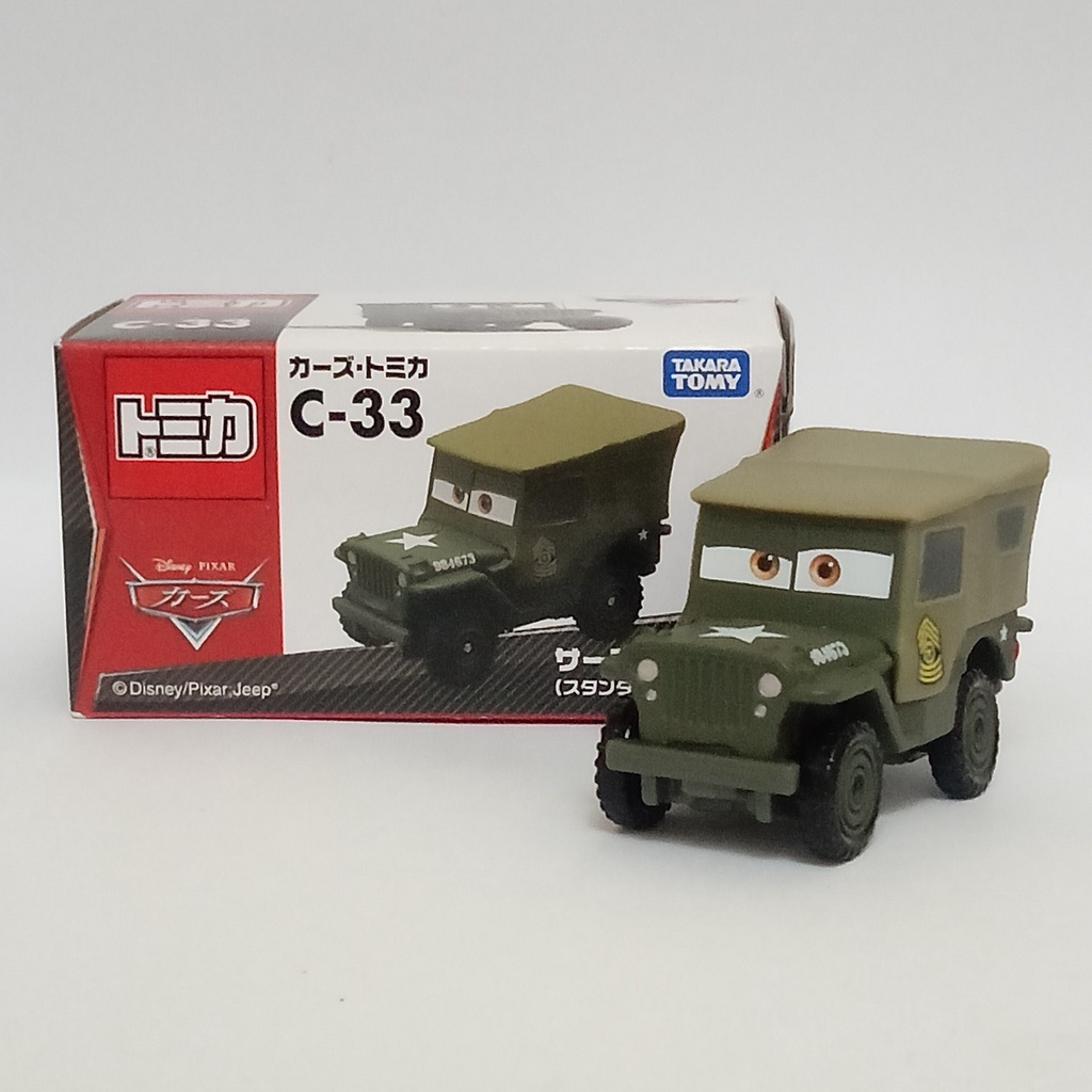 迪士尼 Tomica DIsney CARS C-33 SARGE WILLY MB JEEP wrangler Tak | 蝦皮購物