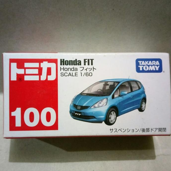 Tomica REG NO.100 HONDA FIT JAZZ 藍色 | 蝦皮購物