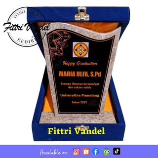 獨家 Vandel 大理石盒包裝紀念品大理石牌匾禮籃禮盒回憶畢業 KKN PPL 生日婚禮紀念品 | 蝦皮購物