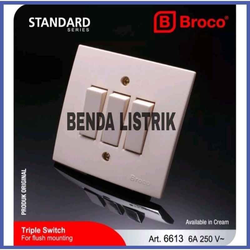 Ib Triple Switch 6613U 新吉奶油 Broco Sni 紮染開關 Triple Switch Cre | 蝦皮購物