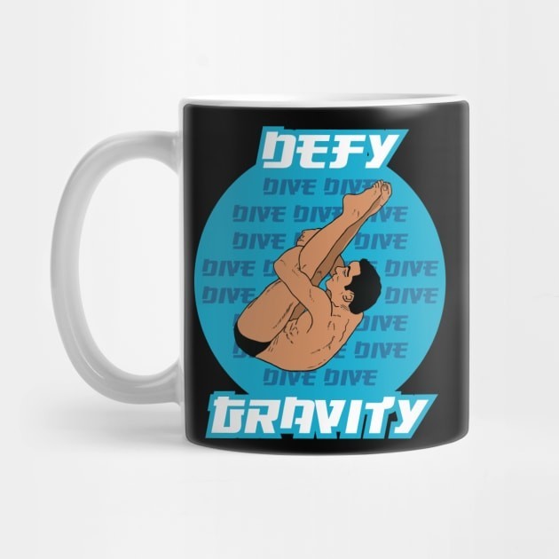 Defy Defy Defy Gravity Springboard Platform 男士潛水員咖啡杯 | 蝦皮購物