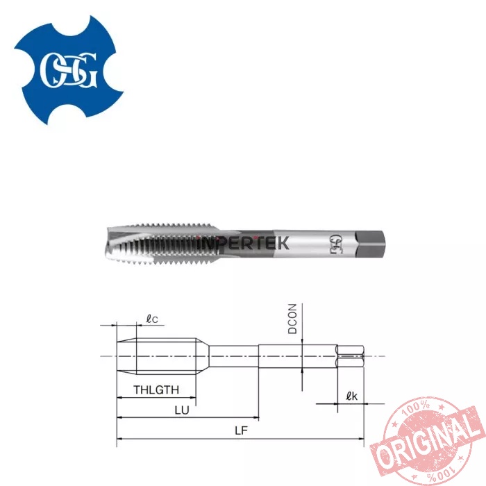 Mesin 絲錐機 M12 X 1.75 EX-POT OSG 絲錐機 M12X1.75 尖螺紋 | 蝦皮購物