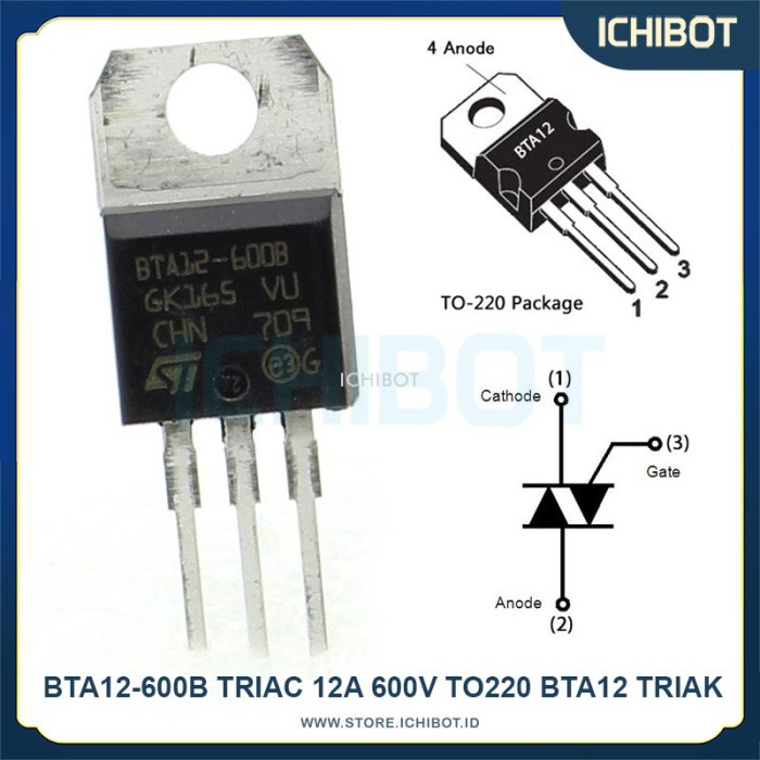 BTA12 雙向可控矽 12A 600V TO220 BTA12 三重奏 | 蝦皮購物