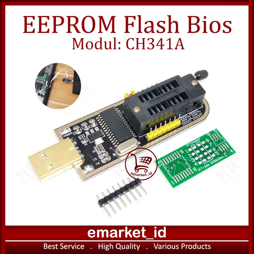 Eeprom Flash Bios CH341A USB編程器系列24 25 CH341 CH341模塊寫入器模塊下載 | 蝦皮購物