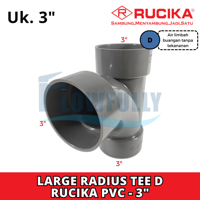 大型無線電 TEE D 3 英寸 RUCIKA PVC TY 90 度 TEE 方式 | 蝦皮購物