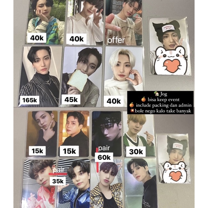 Ateez 照片卡 PC Jongho San Outlaw Makestar Yunho Valateez 專輯 Se | 蝦皮購物