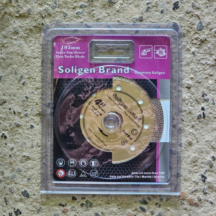 Soligen Super Sun Flower 薄刀片金剛石輪 Soligen 太陽花 105mm | 蝦皮購物