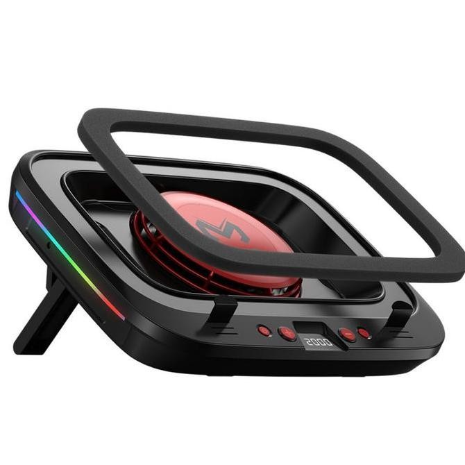 Memo FL08 筆記本電腦散熱風扇 2400RPM Turbo 壓縮空氣冷卻器 RGB 原裝筆記本散熱支架 | 蝦皮購物