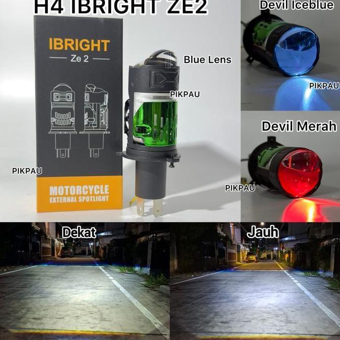 IBRIGHT ZE2 H4 LED 惡魔之眼大燈 | 蝦皮購物