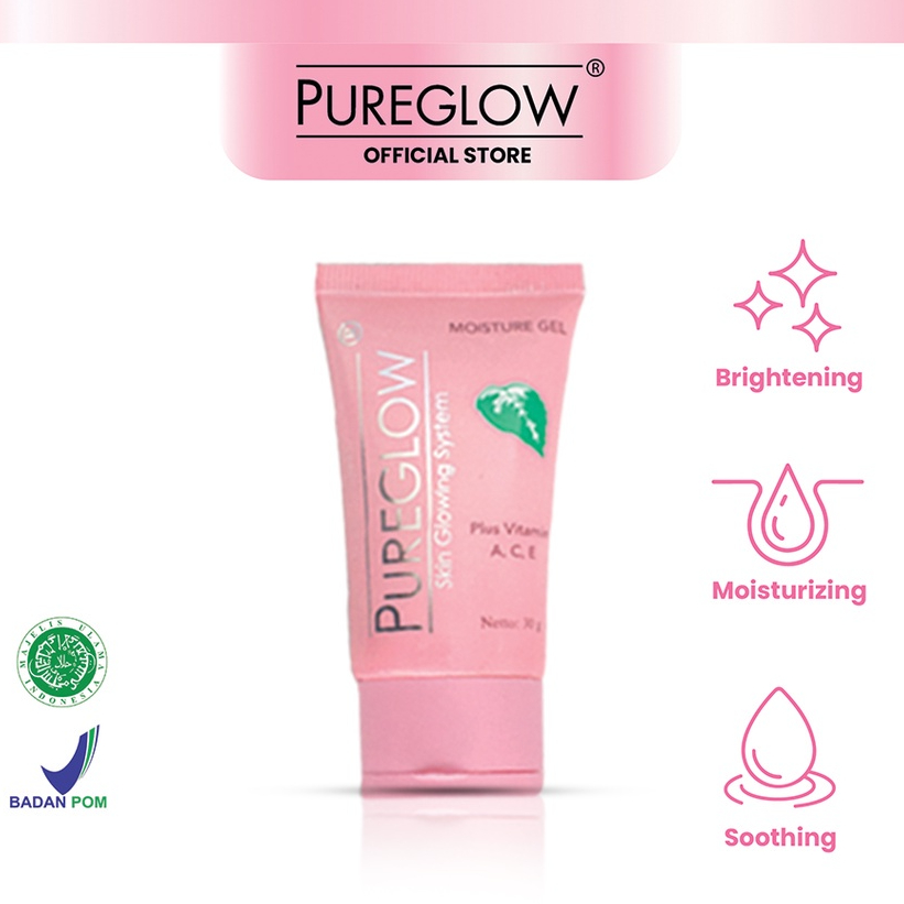 Pure Glow Skin Glowing System Pure Glow Moisturizer Gel 皮膚發光 | 蝦皮購物