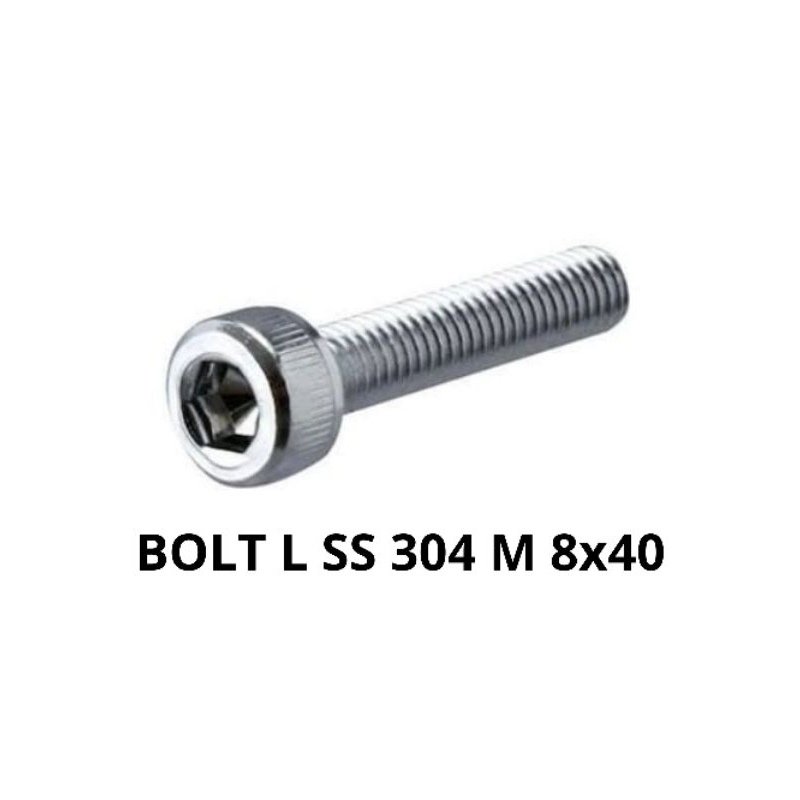 螺栓/螺栓/螺栓/螺栓不銹鋼 SS 304 M8x40 | 蝦皮購物
