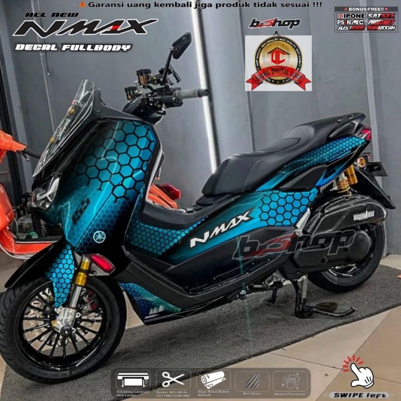 貼花全身 nmax Bee 貼紙 nmax 摩托車變體 | 蝦皮購物