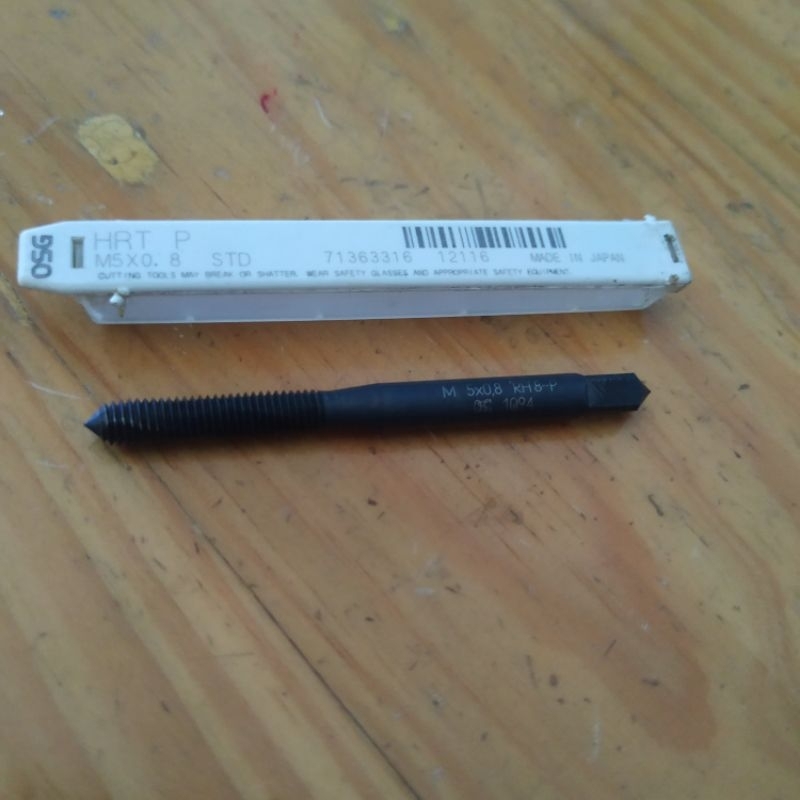 Osg M5x0.8 滾輪絲錐 m5 x 0.8 攻絲 m 5 螺栓螺母鎖 8mm 二手第二 | 蝦皮購物