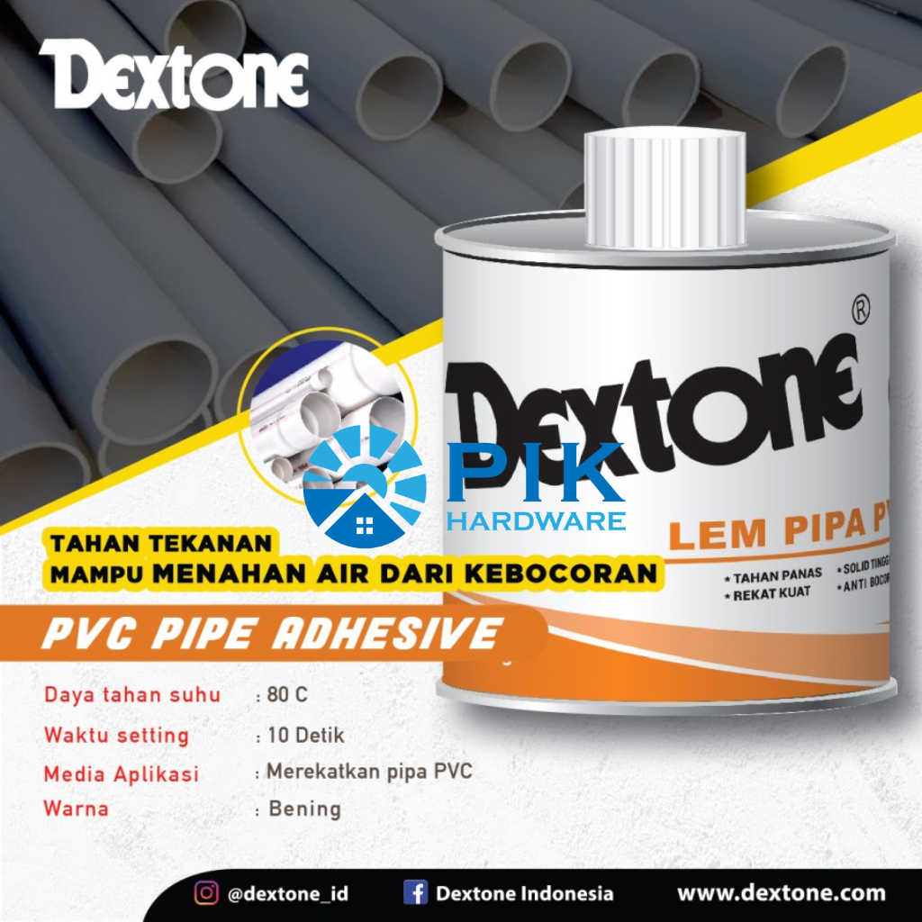 DEXTONE CAN PVC 管膠 400gr PRALON PARALON 膠 400 克原裝 DEXTON LEM | 蝦皮購物