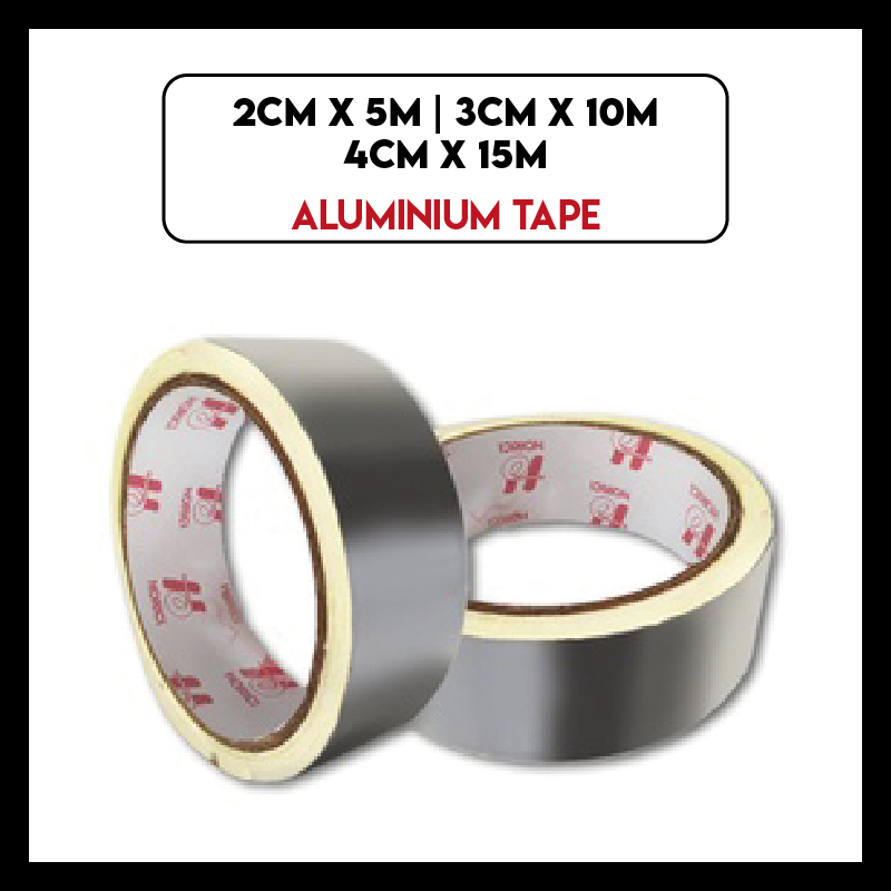 尺寸 2CM*5M 3CM*10M 4CM*15M 鋁製膠帶貼片漏膠鍋多用途鋁箔膠帶 | 蝦皮購物