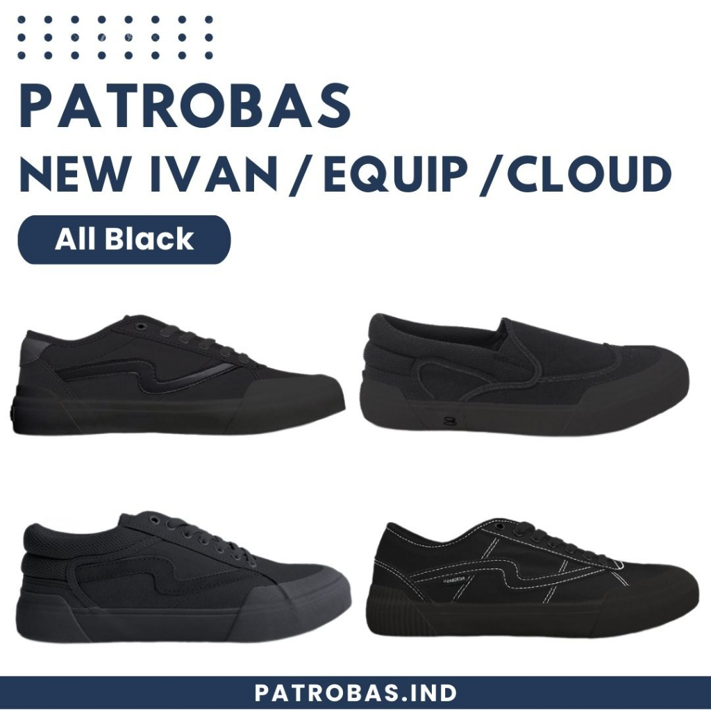 Patrobas 全新 Ivan Equip Coud Slip On 全黑原裝 | 蝦皮購物