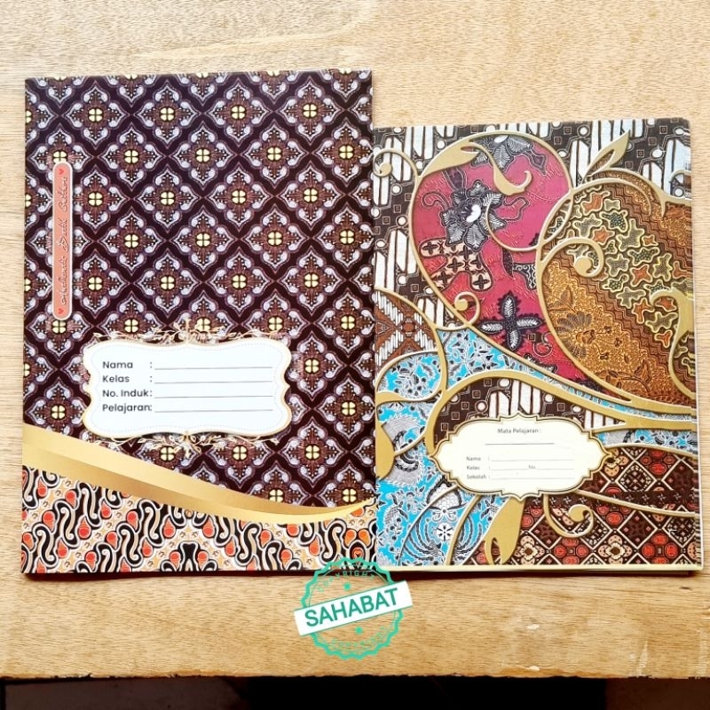BATIK BOOK COVER SIZE QUARTO 和 BOXY 包含 20 張細厚材料 | 蝦皮購物