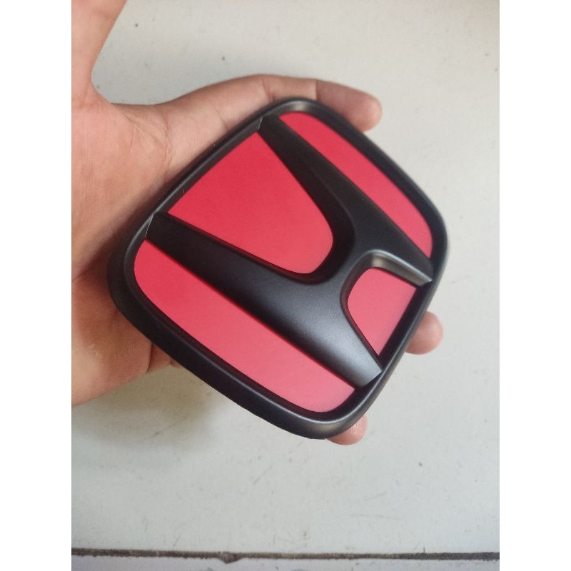 HONDA Merah HITAM 原裝本田新 Brio brv Freed 啞光黑色 H 標誌 | 蝦皮購物