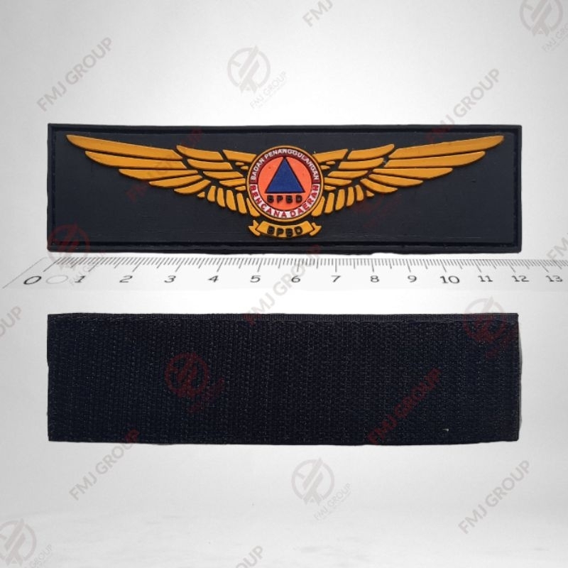 Bpbd Wings 3x12 橡膠賭注補丁標誌 | 蝦皮購物