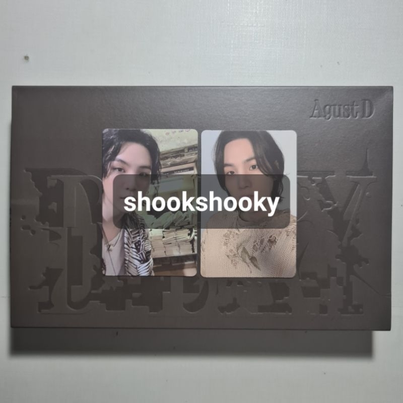 Bts SUGA August D D-DAY 常規版本 1 版本 2 未密封全套專輯 | 蝦皮購物
