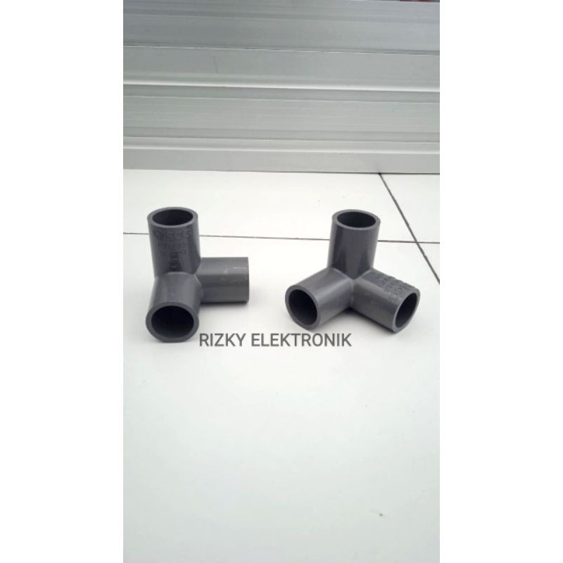 Te T 管連接 3 路 1/2 英寸 AW 3 孔 PVC SCG 厚好 | 蝦皮購物