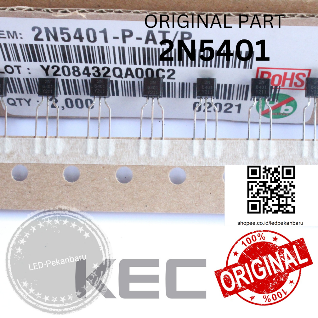 原裝晶體管 2N5401 2N 5401 PNP TR 矽 KEC Antem | 蝦皮購物