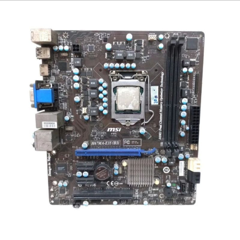 MSI 主板微星h67ma-e35 plus處理器 | 蝦皮購物