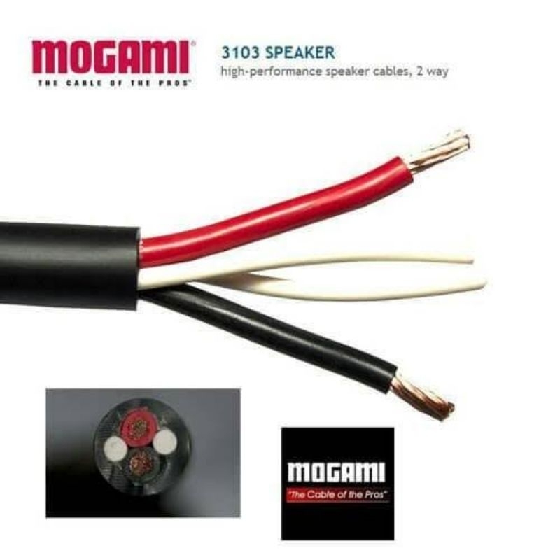 Mogami 3103 揚聲器電纜內容 2x4mm | 蝦皮購物