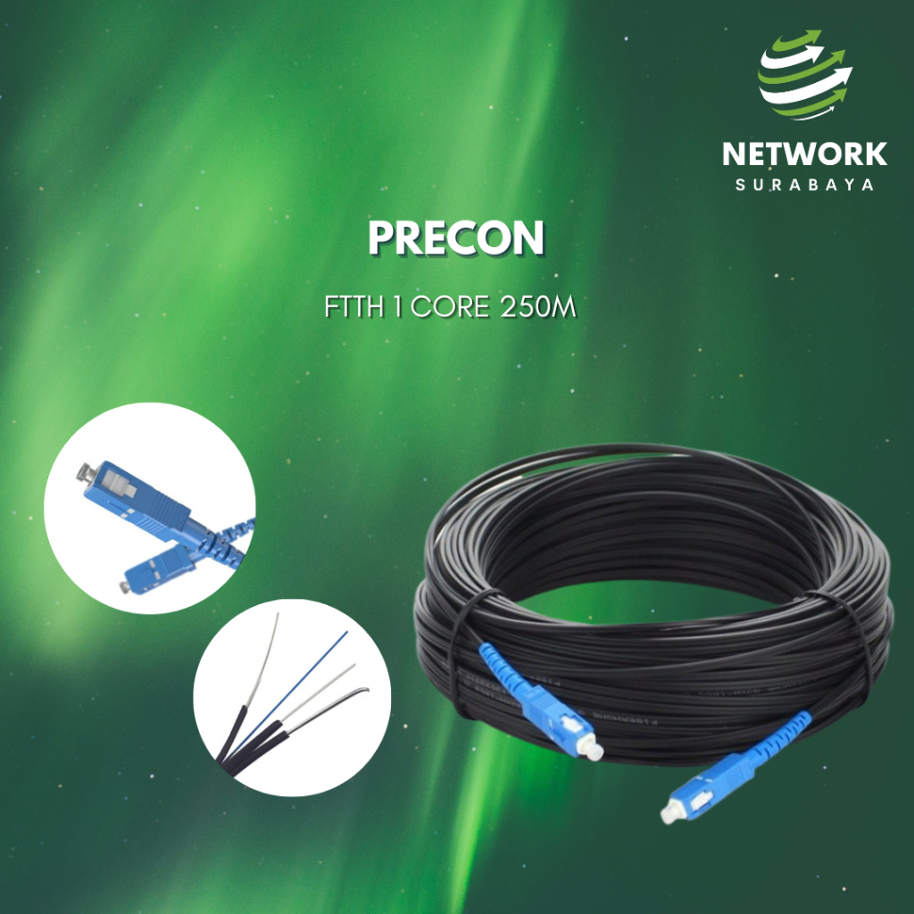 Ftth Dropcore Precon 1 芯 250 米光纖電纜 | 蝦皮購物