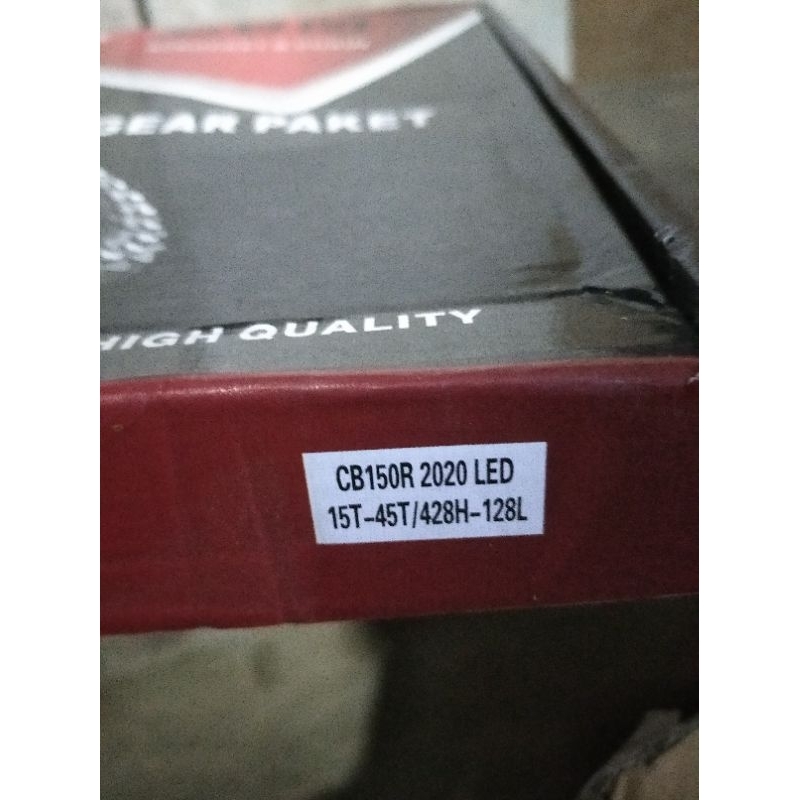 齒輪組齒輪組齒輪組 cb 150 r 2020 led 15t 45t 428h 128l | 蝦皮購物