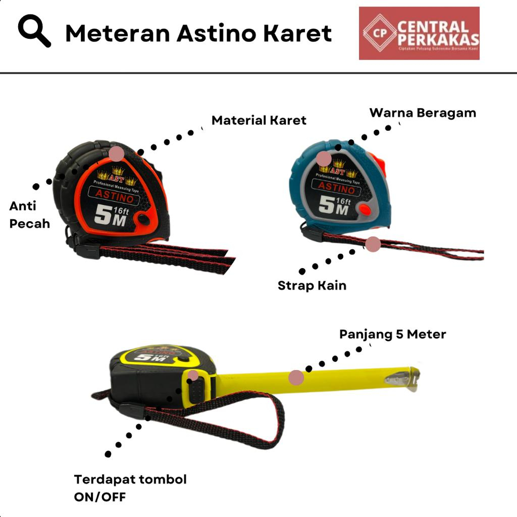 Handyman's Rubber Meter 捲尺彩色 Astino 橡膠計 | 蝦皮購物