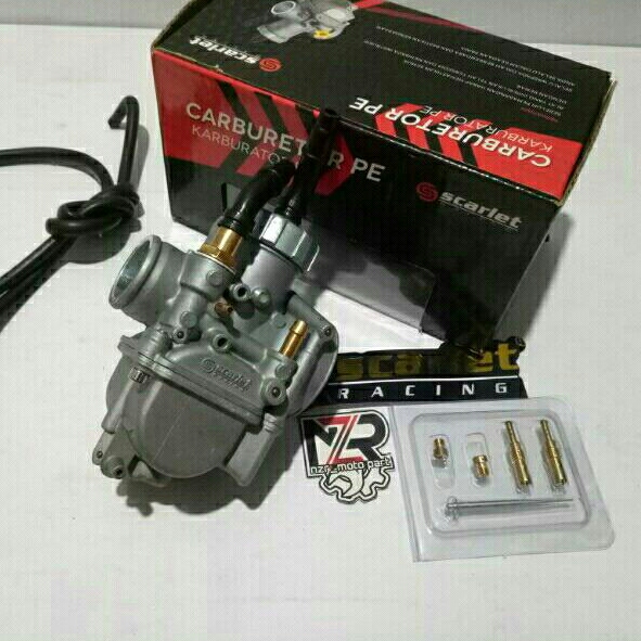 化油器 PE24 化油器賽車 PE24/26/28/PWK 30 PE-24 猩紅色賽車 | 蝦皮購物