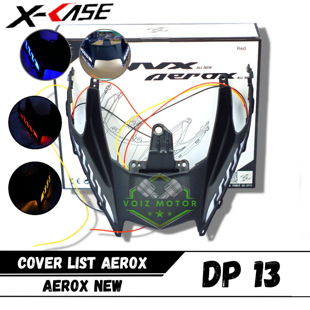 適用於 Aerox 新摩托車的覆蓋列表側燈 Aerox Ori Xcase DP13 側燈 | 蝦皮購物