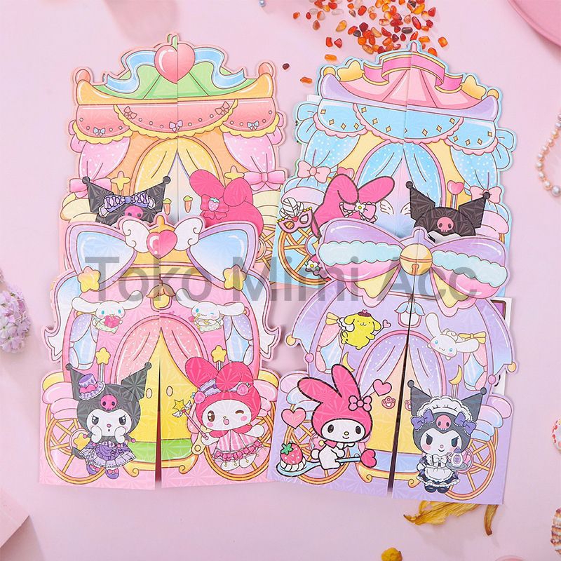 三麗鷗 Mimi ACC 批發 12 件裝 SANRIO 火車貼紙 SANRIOl 衣櫃貼紙 SANRIO 宮殿貼紙 S | 蝦皮購物
