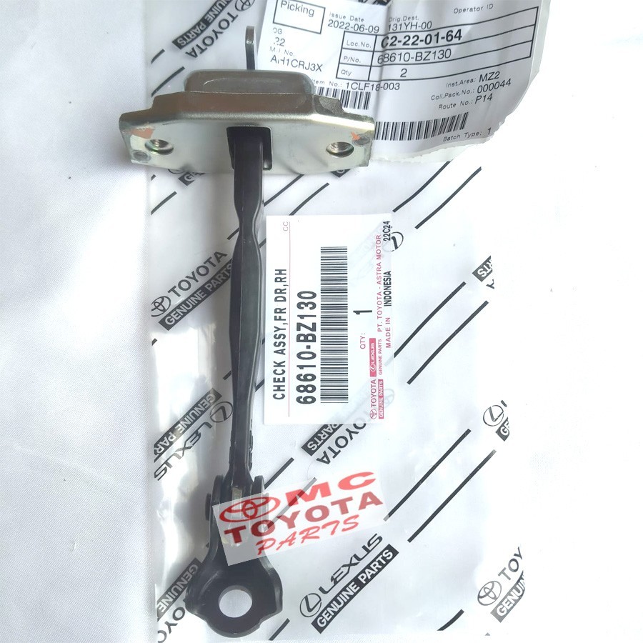 塞子檢查門前門 Avanza Xenia 全新 68610-BZ130 原裝 | 蝦皮購物