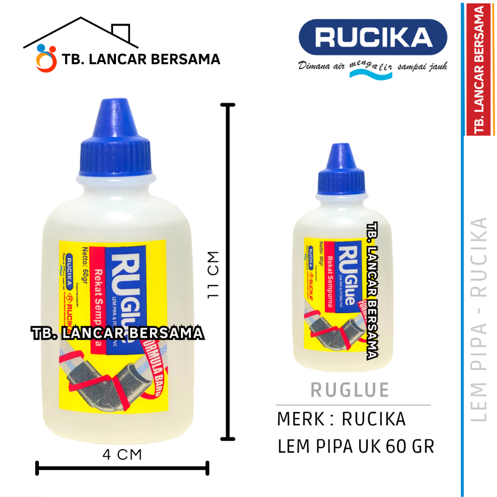 Ru GLUE PVC 管膠 60 Gr | 蝦皮購物