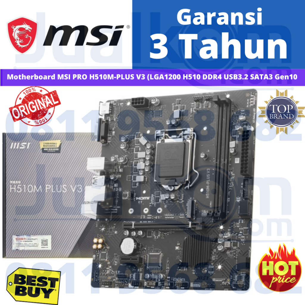 MSI 主板微星 PRO H510M-PLUS V3 | 蝦皮購物