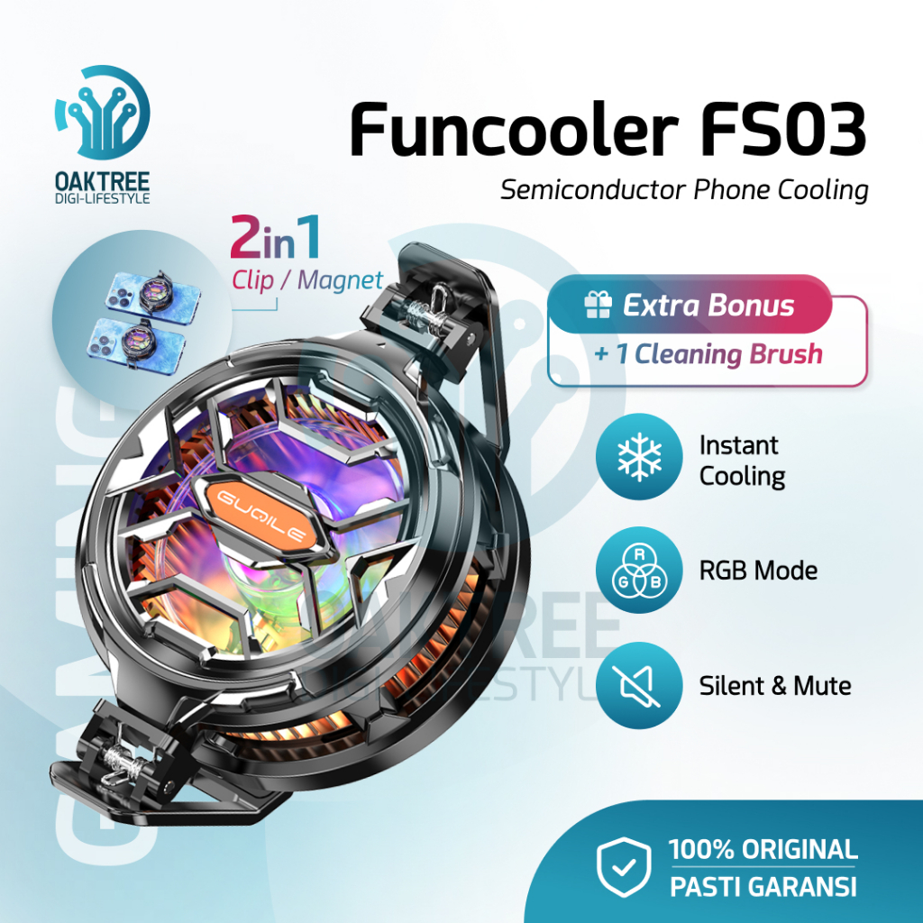 Oaktree Funcooler FS03 風扇冷卻器 HP Cooler HP 平板電腦散熱風扇 | 蝦皮購物