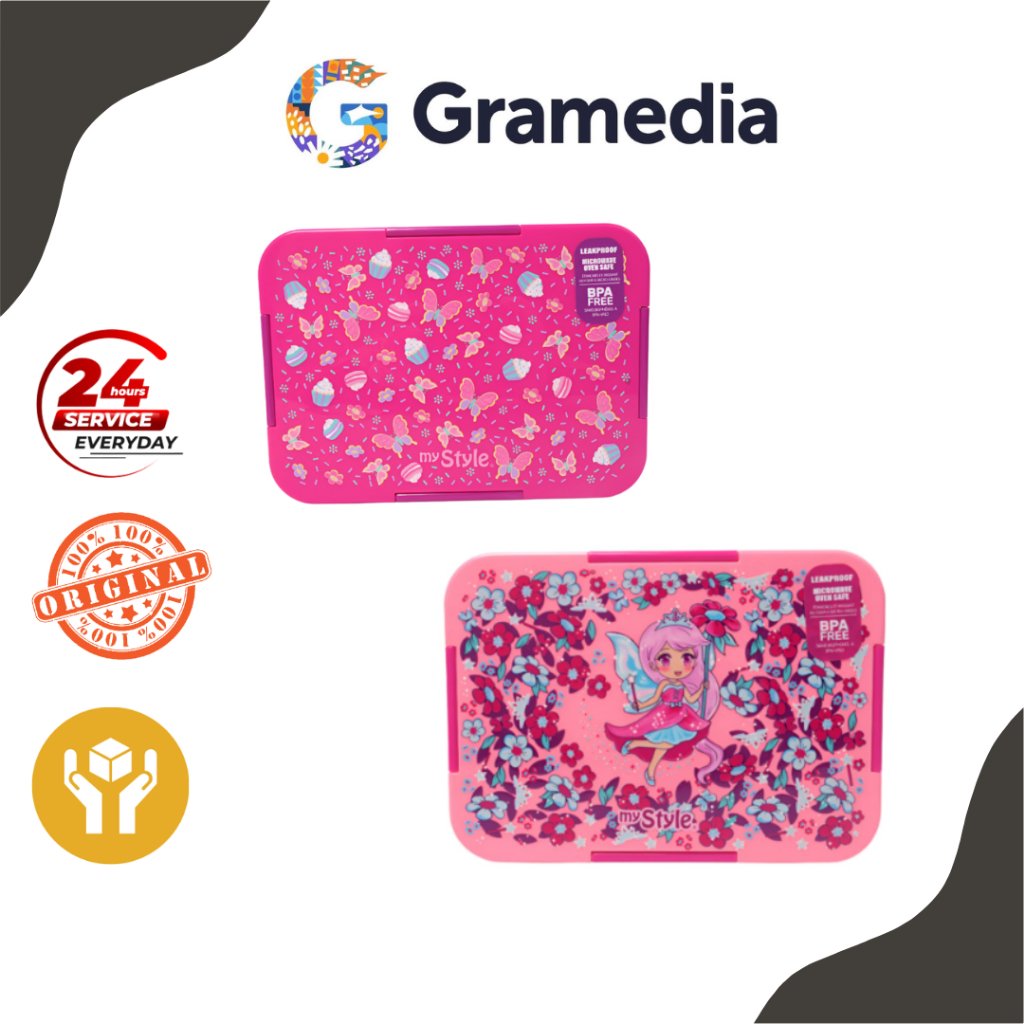 Gramedia Mega My Style TM 1189 女孩便當盒 | 蝦皮購物