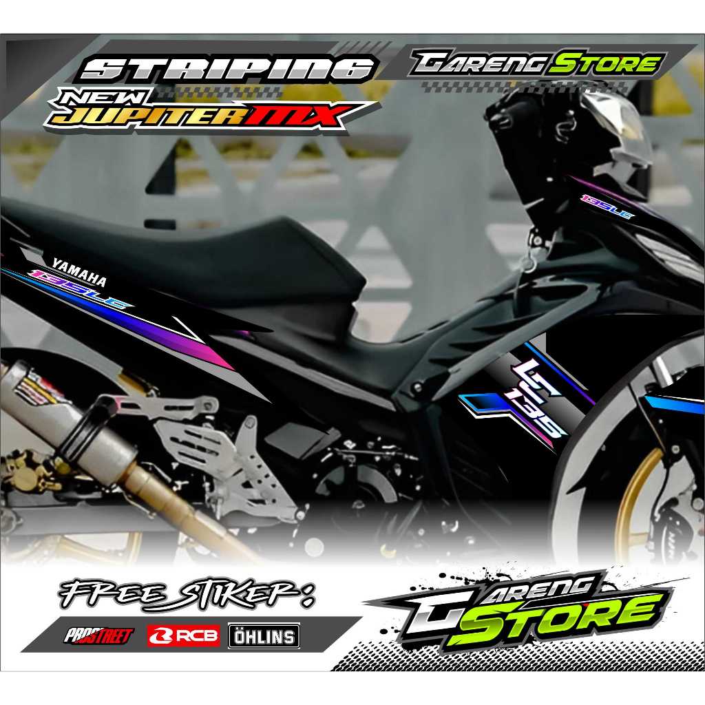 山葉 條紋變化 YAMAHA 新 JUPITER MX LC 135 貼紙列表變化電機新 JUPITER MX LC 1 | 蝦皮購物