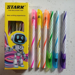 Ea Pen Stark Thread 圖案細圓珠筆 12 支 | 蝦皮購物