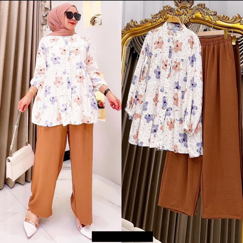 Tiana ONE SET MUSLIMAH 現代圖案女式西裝 | 蝦皮購物