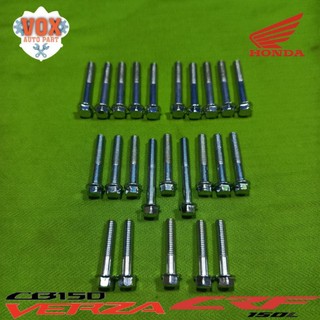 Mesin Honda Verza,CB150 Verza CRF 150 L 右左磁力離合器發動機缸體螺栓舊新 | 蝦皮購物