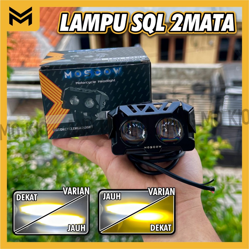 MATA SQL 2 EYE PRO 2 MODE FAR NEAR LED 白色黃色高低 12 80V 激光聚光燈霧燈 | 蝦皮購物